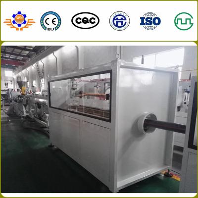 China 180 - 250Kg/H PVC Pipe Extrusion Line Double Screw 220 - 415V Input Voltage for sale