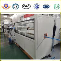 China 16 - 63MM PVC Pipe Production Line Plastic Pipe Extrusion Line Double Strands for sale