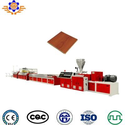 China 350Kg/H Plastic Trunk PVC Wall Panel Extrusion Line Plastic Profile Machinery for sale