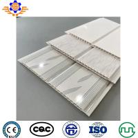 China UPVC WPC PVC Panel Wall Panel Making Wood Plastic Composite Machine Profile Extrusion Line for sale