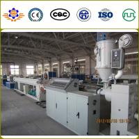 China 110 - 250MM HDPE PE Pipe Extrusion Line PP Pipe Making Machine for sale