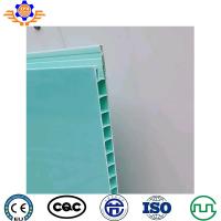 China Wood Plastic Composite PVC WPC Fluted Wall Panel Board Extrusion Machine Line for sale