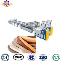 China Single Screw PVC Profile Extrusion Line SJ65 / 25 PVC Edge Banding Extrusion Line for sale