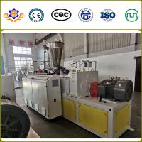 China 110 - 250MM 250 - 450Kg/H Twin Screw Pvc Pipe Machine Line Plastic Water Pipe Making Machine for sale