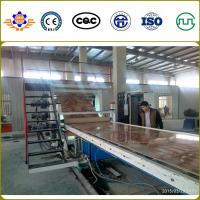 China 1220mm PVC Marble Sheet Making Machine PLC Control ABB Inverter Siemens Motor for sale