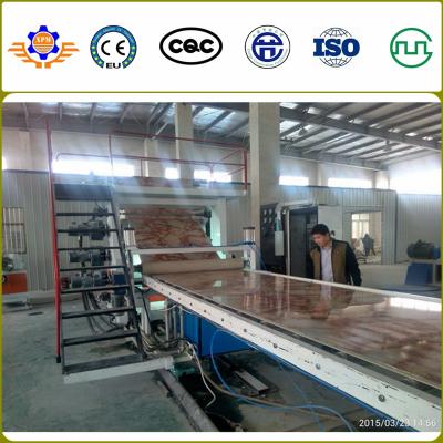 China 1220mm PVC Marble Sheet Making Machine PLC Control ABB Inverter Siemens Motor for sale