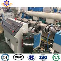 China PVC Plastic PE Corrugated Pipe Machine High Speed PP Single Wall Line for sale