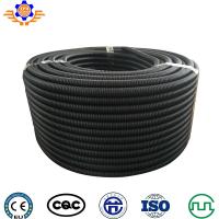 China PVC Plastic PE Corrugated Pipe Machine High Speed PP Single Wall Line for sale