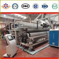 China 3 - 4m Carpet Backing Anti Slip TPE Layer Machine With Siemens PLC Control Schneider Electric for sale