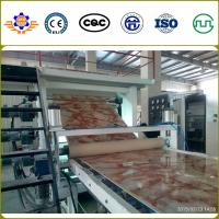 China PVC Artificial Marble Sheet / Board Makign Machine ABB Inverter Siemens Motor for sale