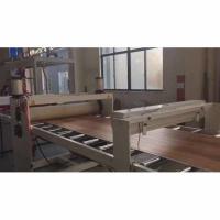 China 1000 - 1500kg/H SPC Floor Extrusion Line Machine PVC Floor Making Machine ABB Inverter for sale