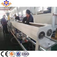 China Multi Layer PVC Plastic Tube Manufacturing Machine With Conical Twin Screw Extruder for sale