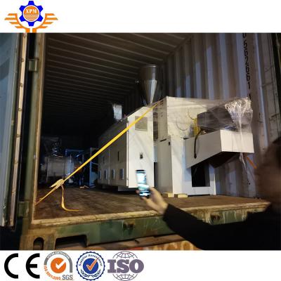 China Multi Layer PVC Plastic Tube Manufacturing Machine With Conical Twin Screw Extruder for sale