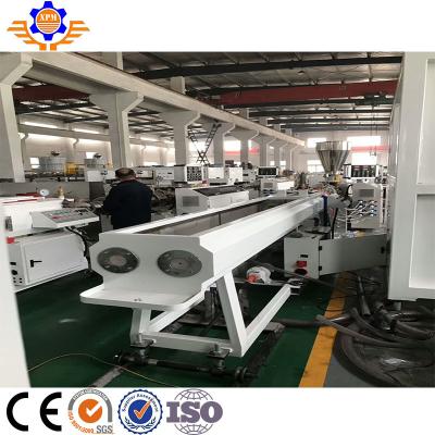 China High Capacity Pipe Extrusion Machine , Double Strands PVC Pipe Making Machine for sale