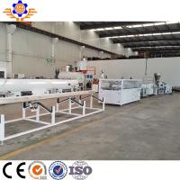 China PVC Pipe Extrusion Line Double Screw 220 - 415V Input Voltage for sale