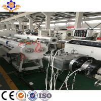 China Pressure PVC Pipe Extrusion Line Adjustable Cutting Speed Max 63mm Cutting Pipe for sale