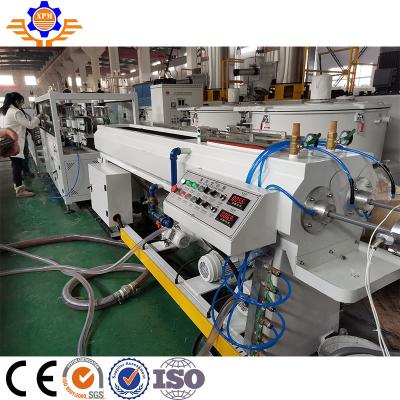 China 65-130MM PVC Pipe Extrusion Line Plastic Tube Manufacturing Machine Extruder for sale