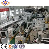 China 80KW 80-150MM Plastic PVC Pipe Extrusion Line Pipe Production Machine 18m for sale