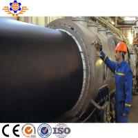 China Natural Gas Pe Corrugated Pipe Making Machine Single Screw Extruder for sale