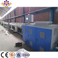 China 75-160MM Automatic PE Pipe Making Machine Single Screw Plastic Pipe Extrusion Line for sale