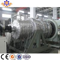 China 75-160MM Automatic PE Pipe Making Machine Single Screw Plastic Pipe Extrusion Line for sale