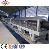 China 75-160MM Automatic PE Pipe Making Machine Single Screw Plastic Pipe Extrusion Line for sale