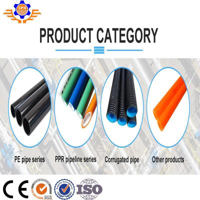 China PPR PERT PE Pipe Extrusion Line Cool And Hot Water Pipe Single Screw Extruder for sale