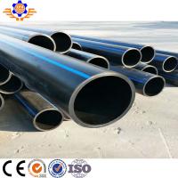 China HDPE Plastic Single Screw PE Extruder Machine Polyethylene Gas Pipe for sale