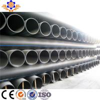 China Sewers PE Pipe Making Machine Production Line Conical Single Screw for sale