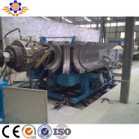 China Twin Screw XPM PP PPR PE PVC Corrugated Pipe Making Machine Production Line for sale