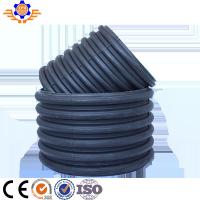 China Plastic Pipe Extrusion Line For PP / PE Double Wall Corrugated Pipe for sale