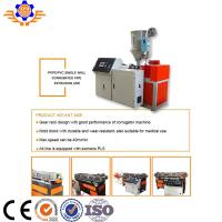 China PVC UPVC Double Wall Corrugated Pipe Machine With Conical Twin Screw for sale