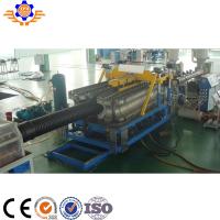 China PVC UPVC Double Wall Corrugated Pipe Machine With Conical Twin Screw for sale