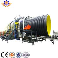 China 6m 110mm PE PP PVC Pipe Extrusion Line Pvc Single Wall Corrugated Pipe Line for sale