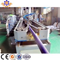 China 12-63MM PPR Single Wall Pe Single Wall Corrugated Pipe Machine PVC Electric Pipe Making for sale