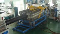 China Low Noise Single Screw Extruder Equipment PP / PE Single Wall Corrugated Pipe Manufacturing for sale