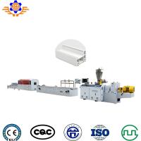 China 20M Plastic PVC Profile Extrusion Line For Wall Ceiling Corner Tile Making for sale
