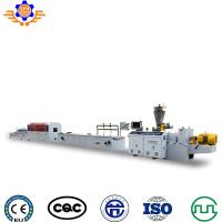 China 300mm Pvc Profile Extrusion Machine With Conical Double Screw Plastic Extruder for sale