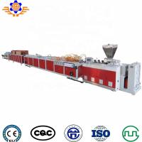 China 20M Plastic PVC Profile Extrusion Line For Wall Ceiling Corner Tile Making for sale