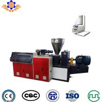 China 20M Plastic PVC Profile Extrusion Line For Wall Ceiling Corner Tile Making for sale