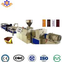 China 75KW WPC Profile Extrusion Line Pvc Wall Panel Making Machine For Wood Plastic Composite Door for sale