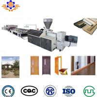 China 75KW WPC Profile Extrusion Line Pvc Wall Panel Making Machine For Wood Plastic Composite Door for sale