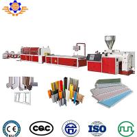 China 75KW WPC Profile Extrusion Line Pvc Wall Panel Making Machine For Wood Plastic Composite Door for sale