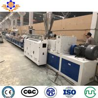 China 240mm PVC Profile Extrusion Line plastic sheet extruder Machine for sale