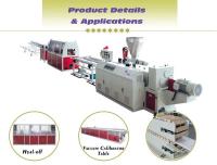 China UPVC Wpc PVC Profile Extrusion Line Making Machine For Window And Door for sale