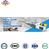 China 320Kg/HR PVC Artificial Marble Production Line SGS Plastic Profile Pvc Profile Extrusion Machine for sale