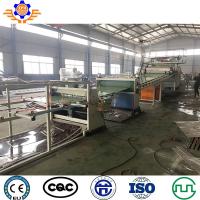 China 220V Plastic Pvc Artificial Marble Production Line Stone Profile Sheet Making Machine for sale