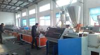China 75kw Pvc Marble Sheet Making Machine Profile Extrusion Line Skirting Wall Decking Profile for sale