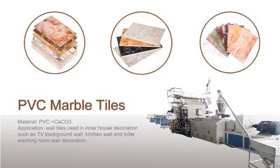 China PVC Artificial Marble Production Line Sheet Making Machine 200 - 250kg/h for sale
