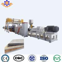 China SPC PVC Floor Tile Plastic Board Extrusion Line Wood Plastic Wpc Flooring Production Line for sale